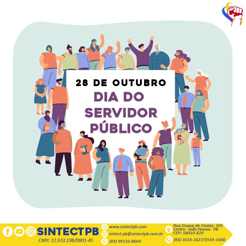 SINTECT PB, Dia do Servidor Público e da Servidora Pública (28/10/2022)